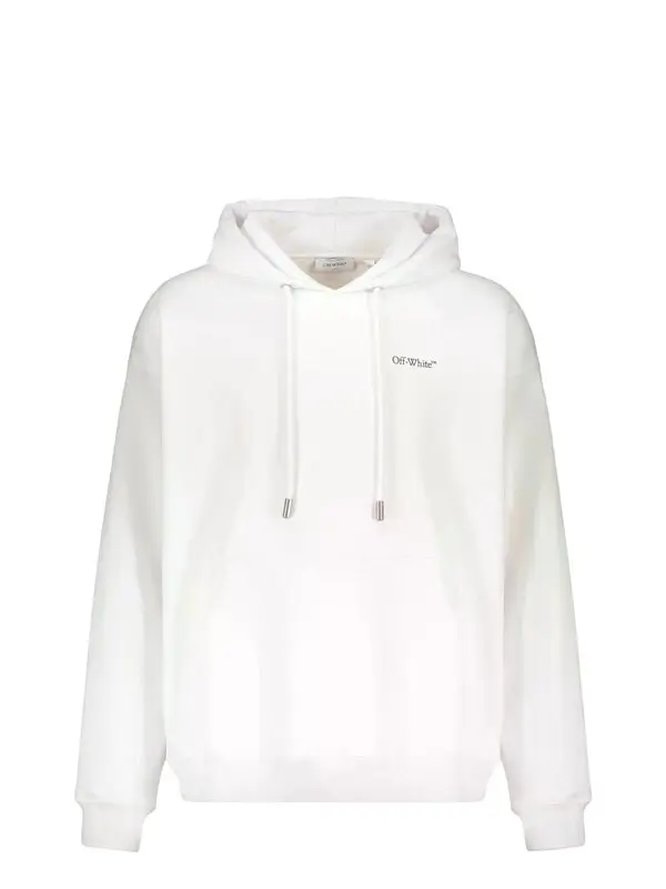 Off-White Drawstring Hoodie - White
