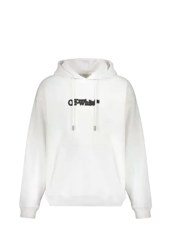 Off-White Logo-print Hoodie - White