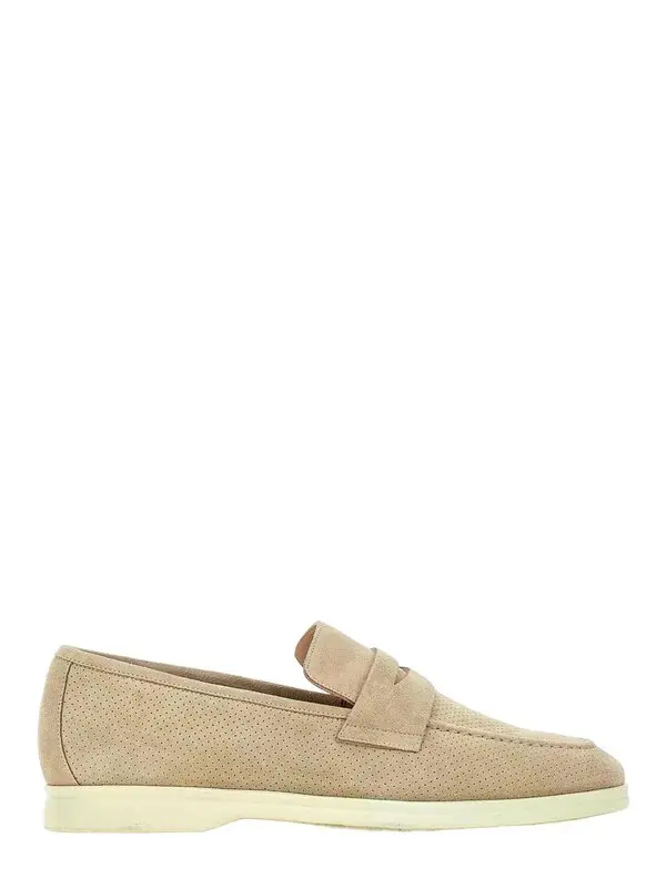 DUCA DEGLI ABRUZZI Piero1 Suede Loafers - Neutrals