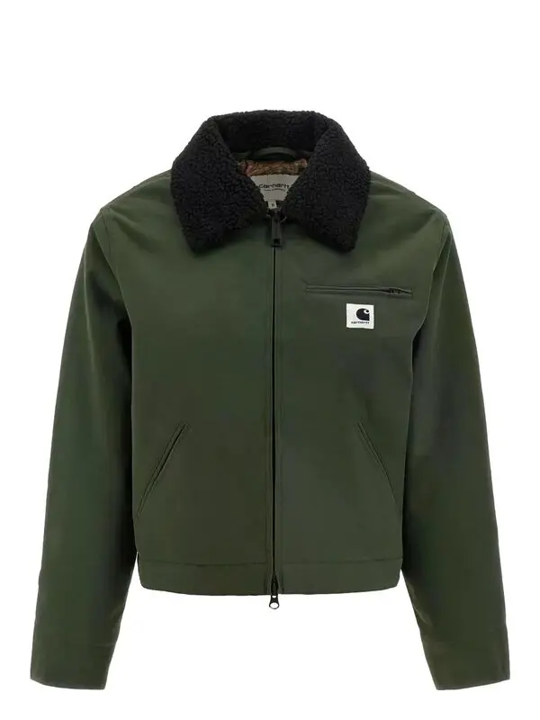 Carhartt Work In Progress Newkirk Corduroy-collar Bomber Jacket - Green