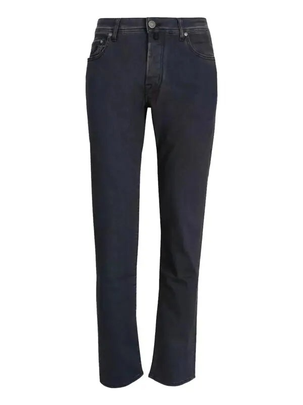 Jacob Cohen Logo-patch Jeans - Blue