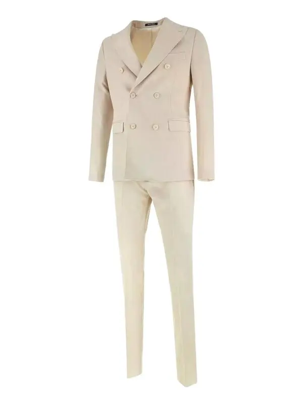MARCHESANI King Double-breasted Suit - Neutrals