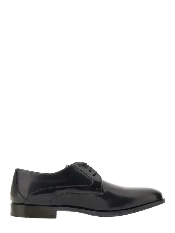 DUCA HERITAGE Arsenal Leather Derby Shoes - Black