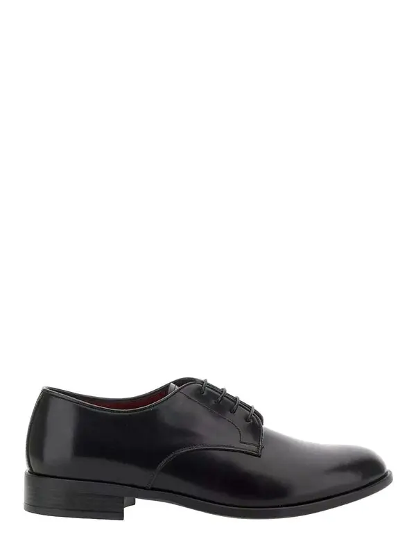 DUCA DEGLI ABRUZZI Windsor Leather Derby Shoes - Black