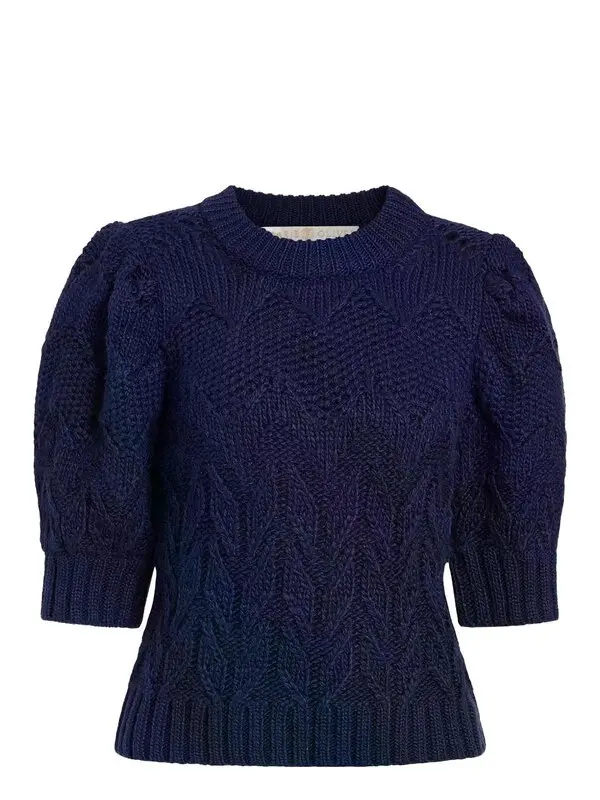 MARIE OLIVER Vayda Sweater - Blue