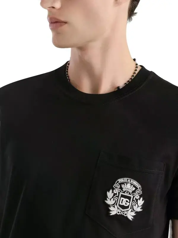 Dolce & Gabbana Pocket-chest T-shirt - Black