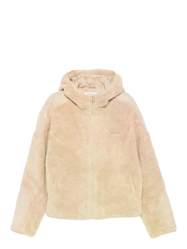 RETERNITY Panelled Hooded Jacket - Neutrals