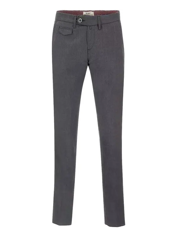 RE-HASH Tapered Trousers With Flap-pockets - Grey