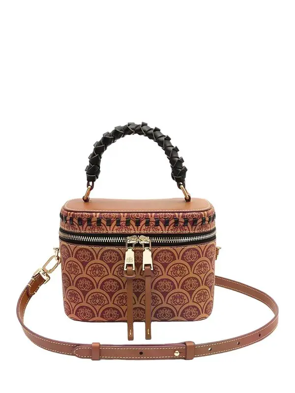 ISLA Sirena Canvas Shoulder Bag - Brown