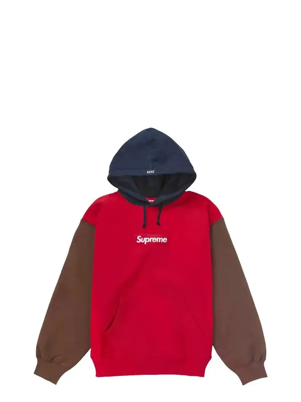 Supreme Box Logo Hooded Sweatshirt - Red