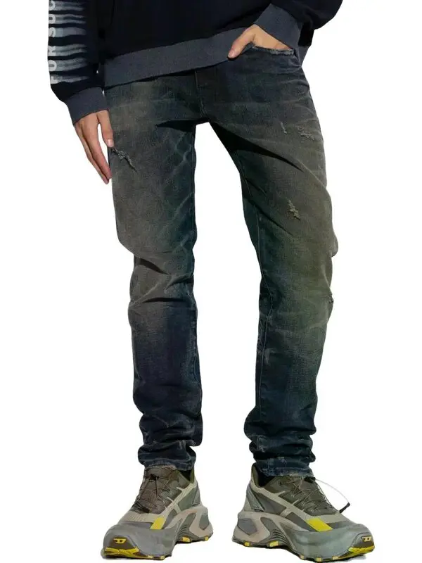 DIESEL® Faded Distressed Jeans - Blue