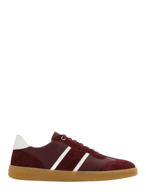 FERRAGAMO Low-top Sneaker With Signature Detail - Red