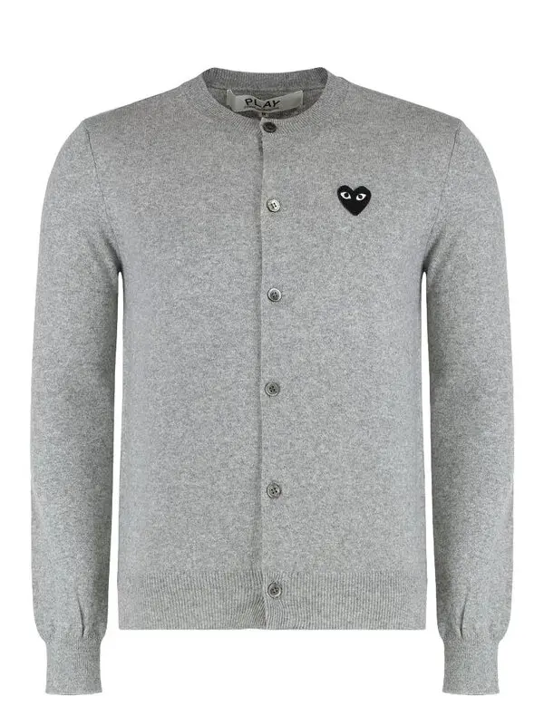 Play Comme Des Garcon Cardigan - Grey