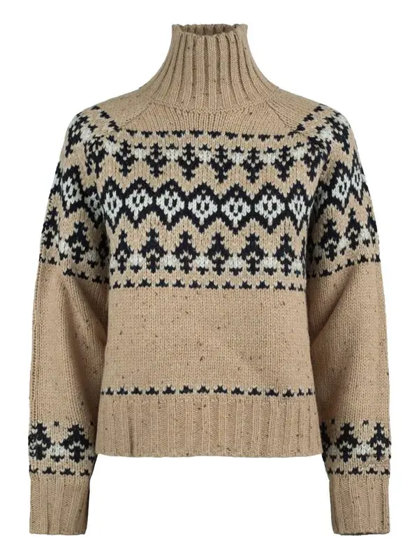 MC2 SAINT BARTH Myra Donegal Fair Isle Sweater - Beige