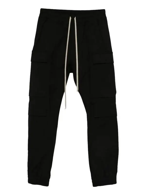 Rick Owens Drawstring Cargo Pants - Black
