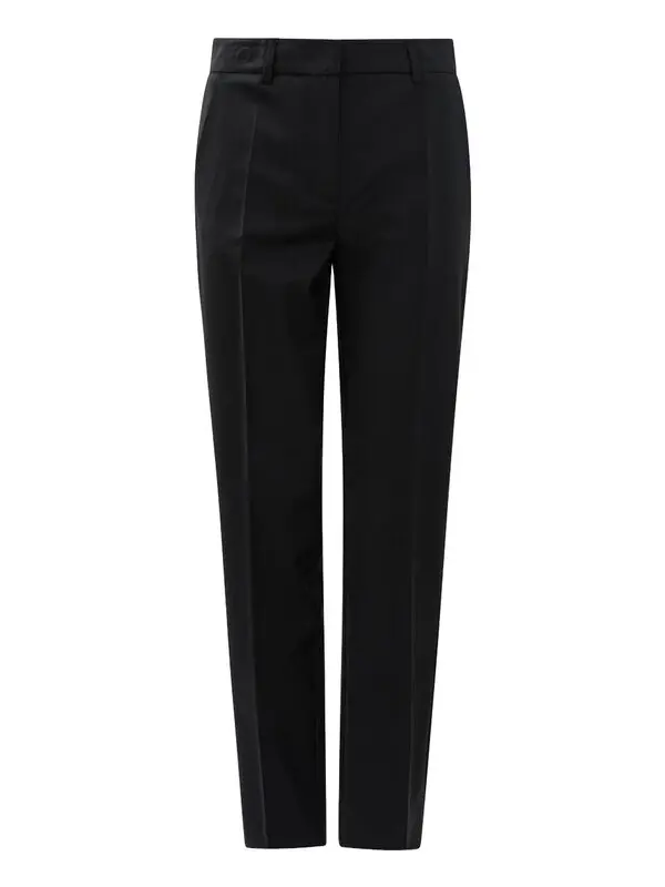 SEMPER Slim-fit Wool Pants - Black