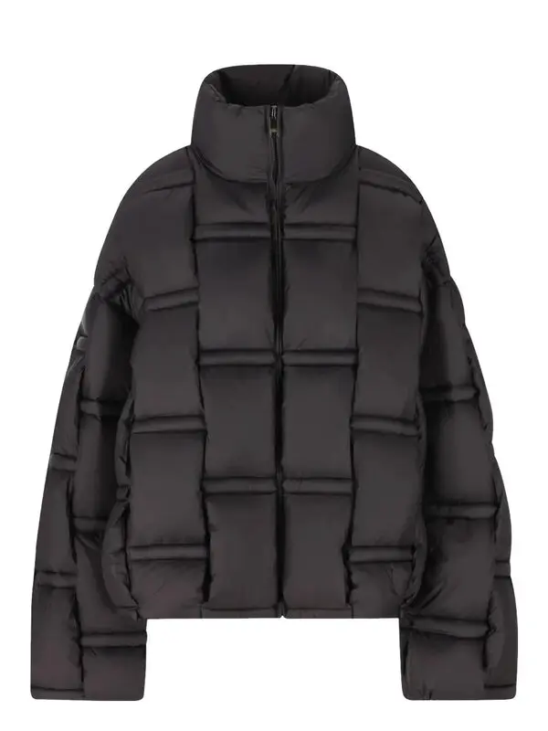 RAXXY Oversized Quilted Coat - Black