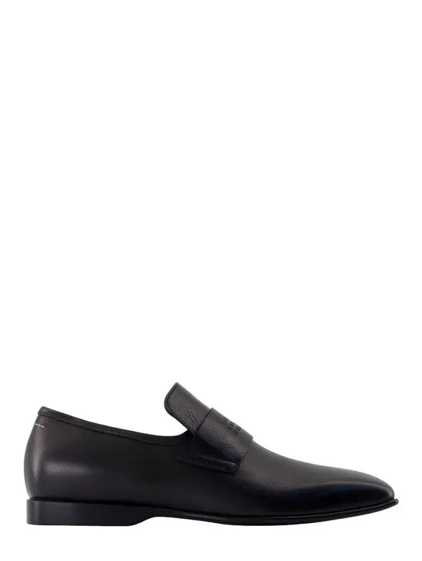 MAISON MARGIELA Leather Loafers - Black