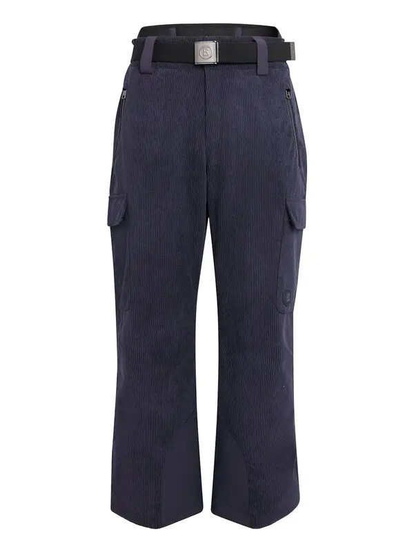 Bogner Corduroy Loose Fit Ski Trousers - Navy