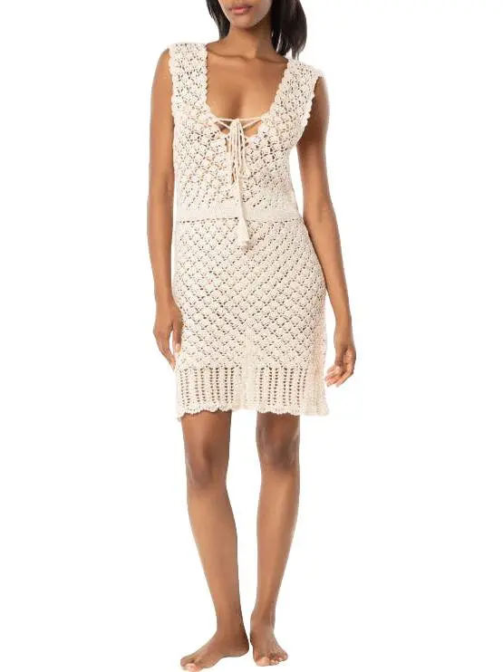 Helen Jon Valentina Crochet Dress - Ivory Crochet