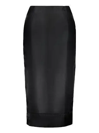 SAEMDI Organza Pencil Skirt - Black