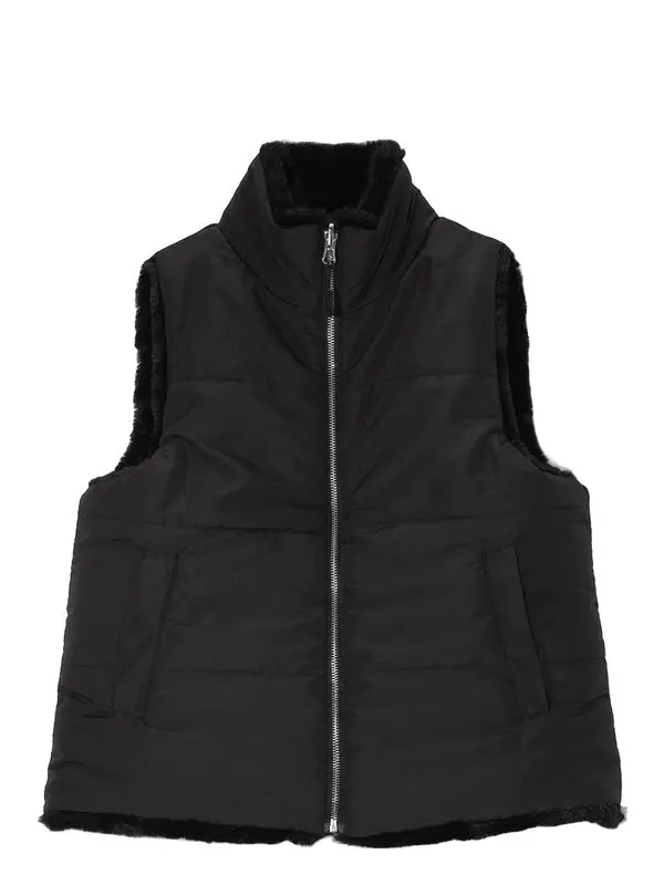 Echo Reversible Callum Vest - Black/black