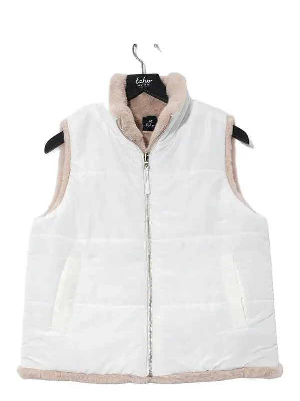Echo Reversible Callum Vest - Cream/cream