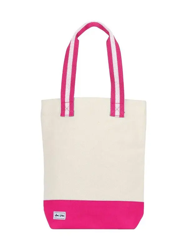AME & LULU Hamptons Wine Tote - Pomegranate
