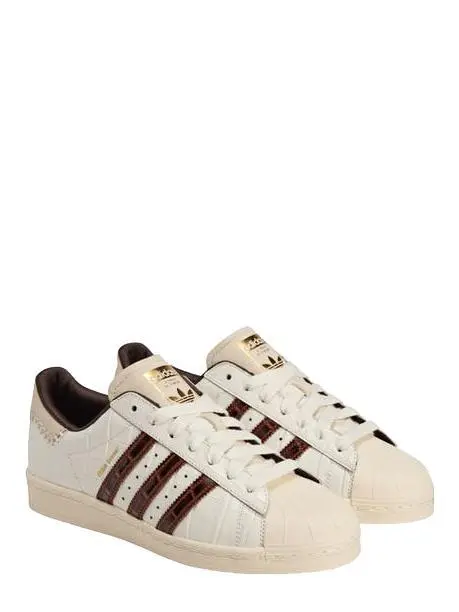 Adidas X Wales Bonner Superstar Sneakers - White/fox Brown/off White