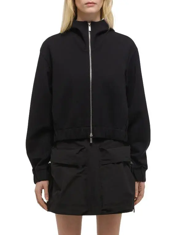 Helmut Lang Hooded Front-zip Jacket - Black