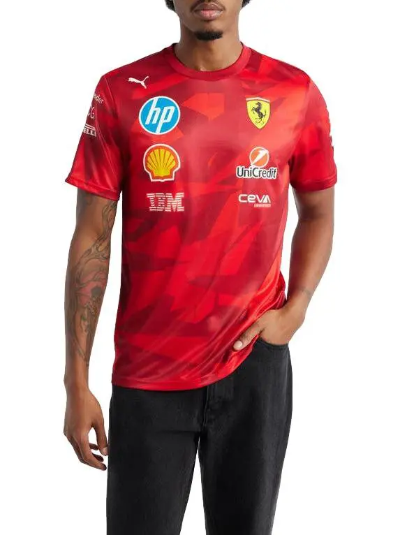 PUMA Scuderia Ferrari Team Graphic T-shirt - Rosso Corsa