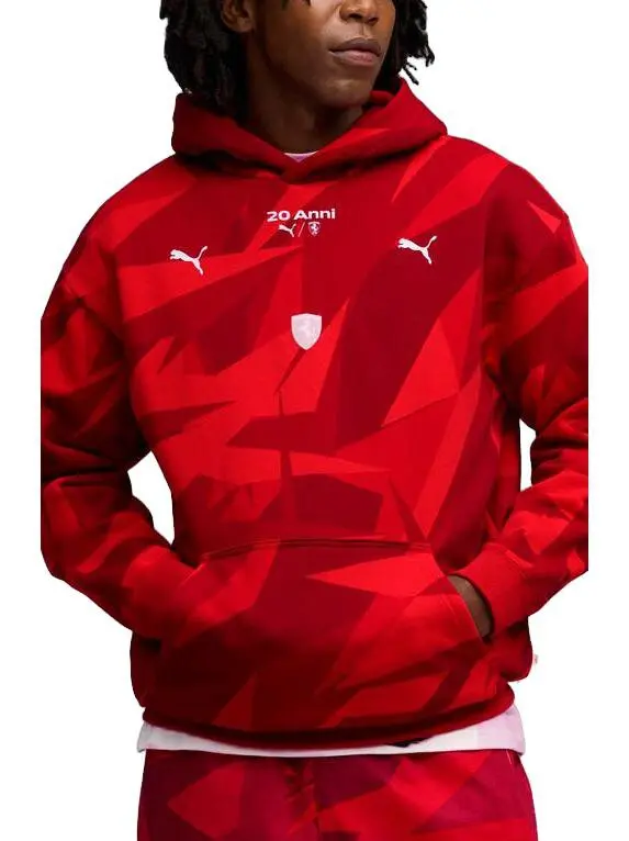 PUMA X Ferrari 20 Years Of Red Hoodie - Rosso Corsa