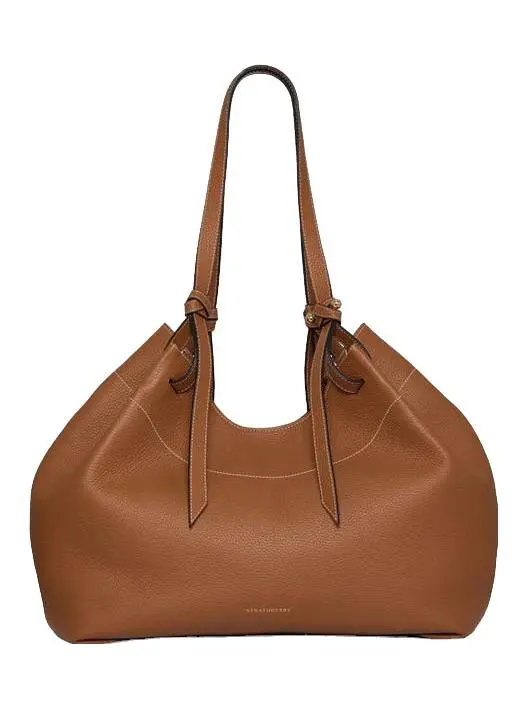 Strathberry Barra Leather Tote - Tan