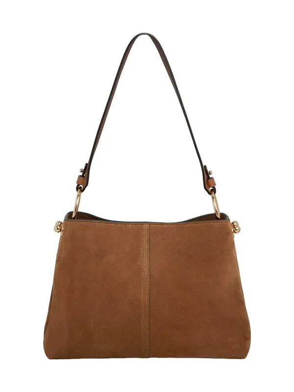 Strathberry Lana Suede Hobo Bag - Tan