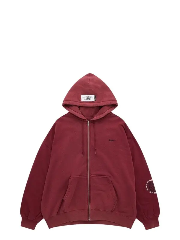 Nike X Martine Rose Full-zip Hoodie - Red