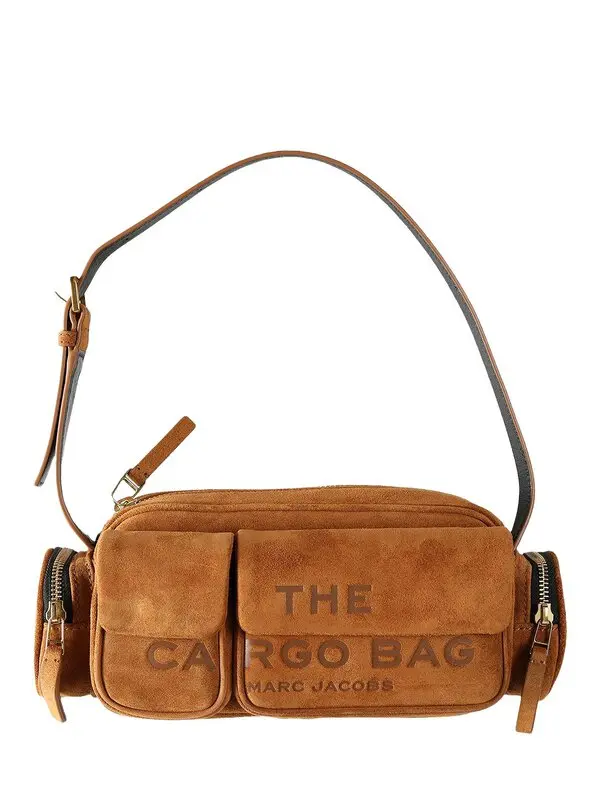 Marc Jacobs The Shoulder Suede Cargo Bag - Copper