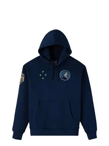 OVO Nba Minnesota Timberwolves Hoodie - Navy Blue