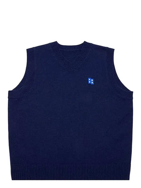 ADER ERROR Knitted Vest - Blue