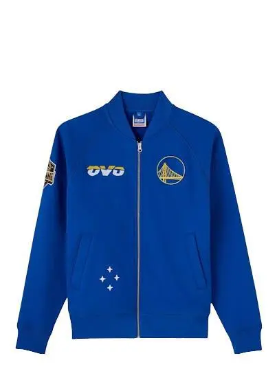 OVO Nba Golden State Warriors Fleece Jacket - Black