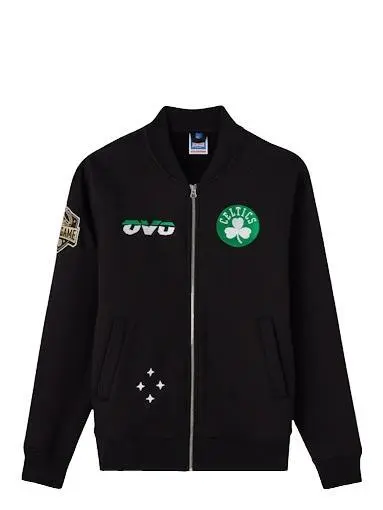 OVO Nba Boston Celtics Fleece Jacket - Black
