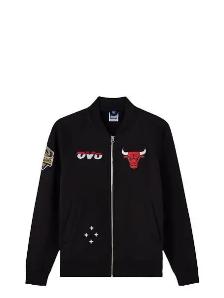 OVO Nba Chicago Bulls Fleece Jacket - Black