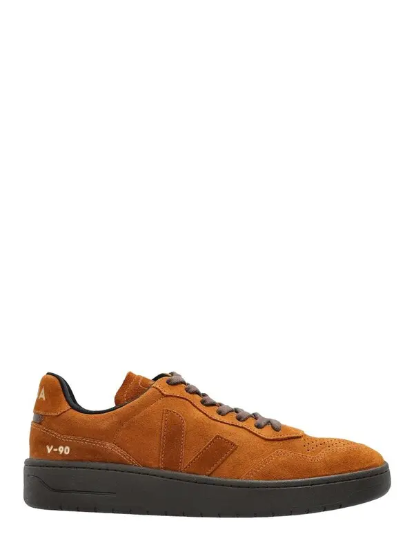 VEJA V90 Suede Sneakers - Full Eagle Cognac