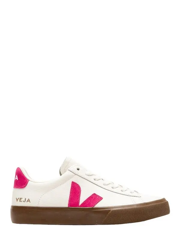 VEJA Campo Leather Sneakers - White/pink Bark