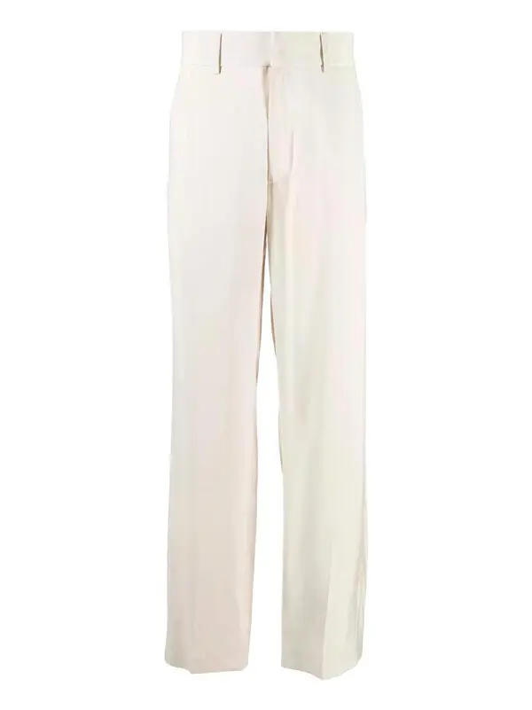 Patrizia Pepe High-waisted Twill Tailored Trousers - Neutrals
