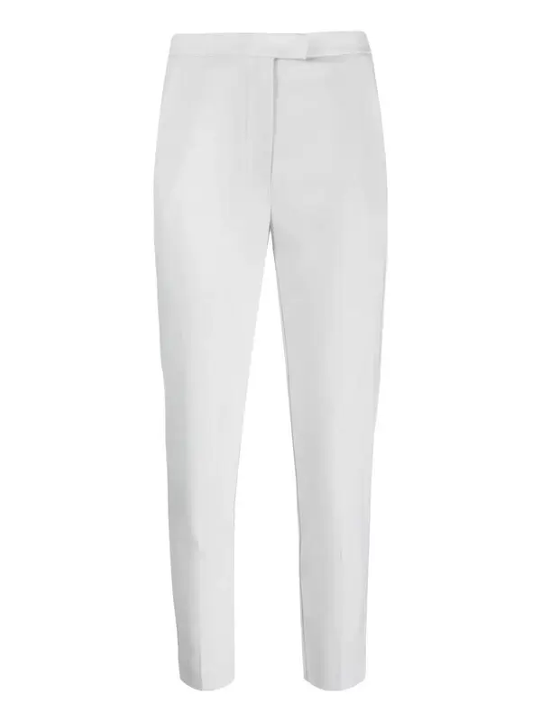 Patrizia Pepe High-waisted Cigarette Trousers - Grey