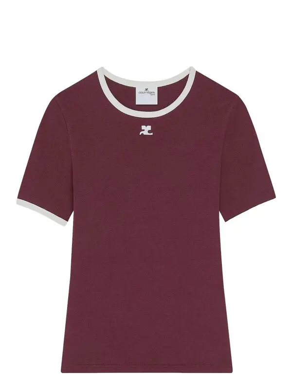COURREGES T-shirt - Burgundy
