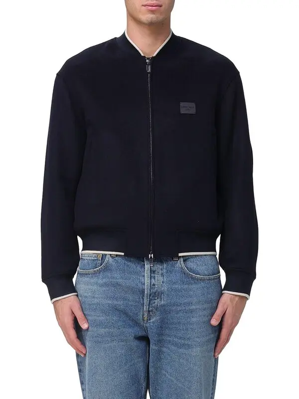 Emporio Armani Zip-up Jacket - Blue