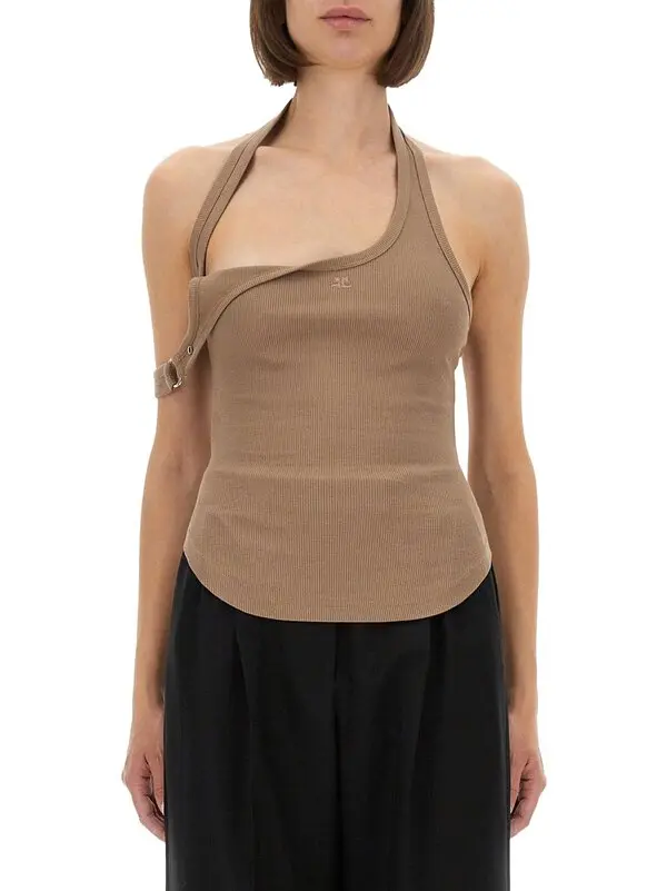 COURREGES Top - Beige