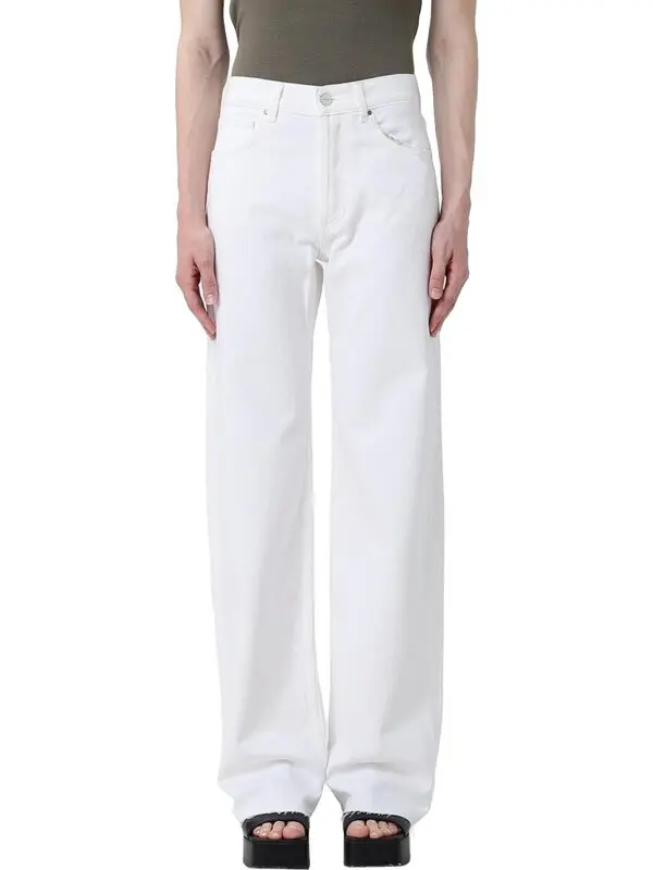 ANINE BING Straight Leg Jeans - Beige
