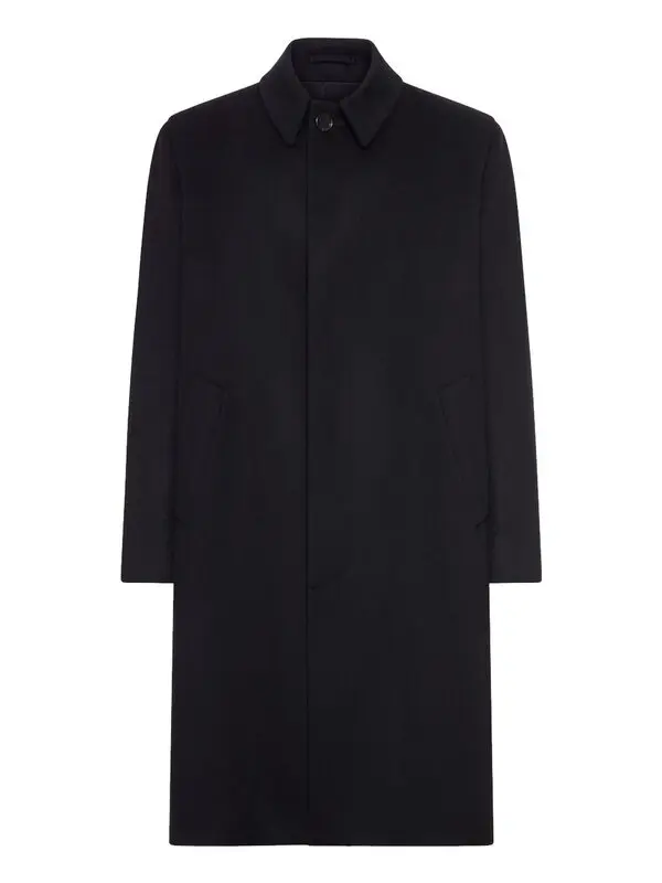 LARDINI Tailored Coat - Black